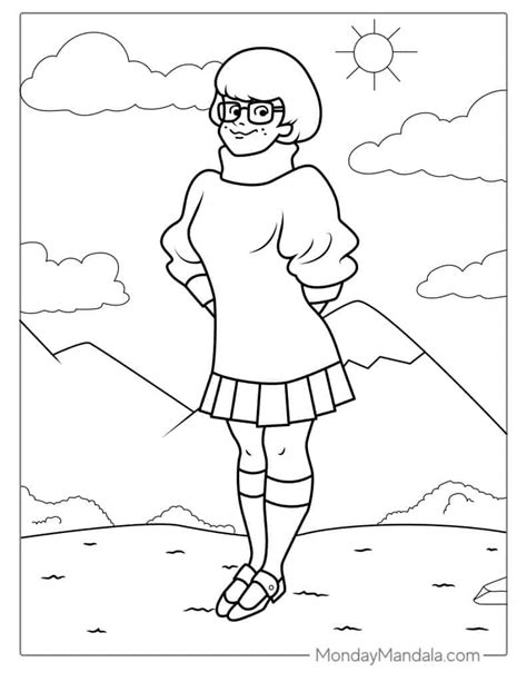 Scooby Doo Velma Coloring Pages