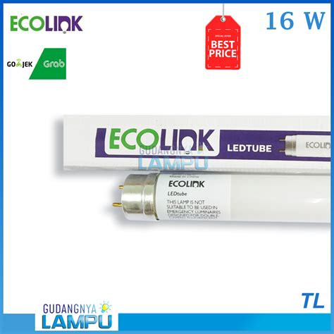 Lampu Tl Led Tube T Watt W Watt Ecolink Putih Lazada Indonesia