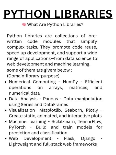Python Libraryl Pdf