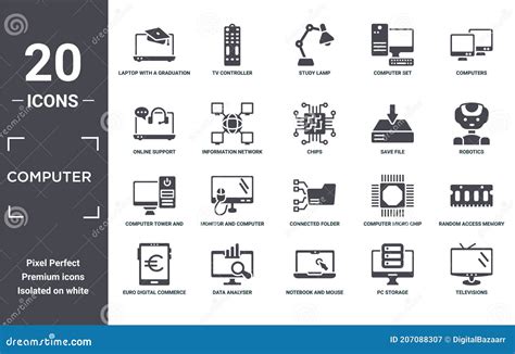 Data Analyser Vector Icon On White Background Flat Vector Data