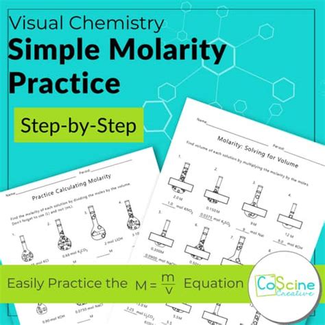Molarity Equation Practice For Solutions By Coscine Tpt