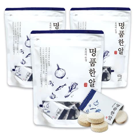 Jwellfood Instant Soup Tablet Broth Stock Base Anchovy Flavor 20