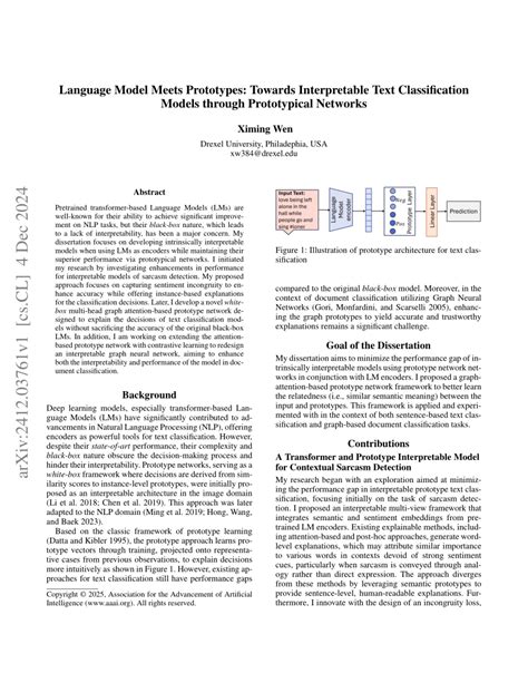 Pdf Language Model Meets Prototypes Towards Interpretable Text Classification Models Through