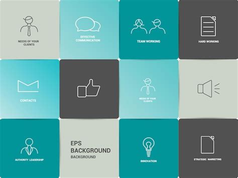 Premium Vector Flat Square Template