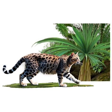 Wildcat In Jungle Scene Png Tbt Png Image