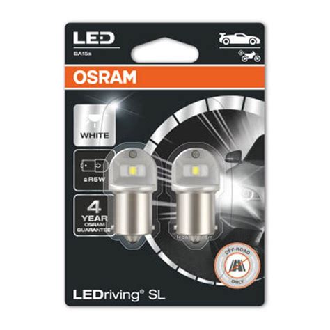 Lâmpada LED R5W 12V 6000K (2 Unidades) - Osram | LeonLeds.com