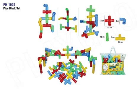 For Indoor Use Mixed Color Pipe Block Set At Rs 360 Piece In New Delhi