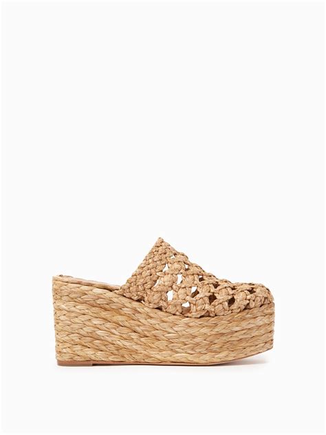Paloma Barcelo Hanna Raffia Wedge