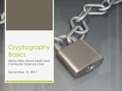 Ppt Cryptography Basics Powerpoint Presentation Free Download Id2559761