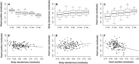 Residuals Of The Regression Between A Head To Heart Distance And
