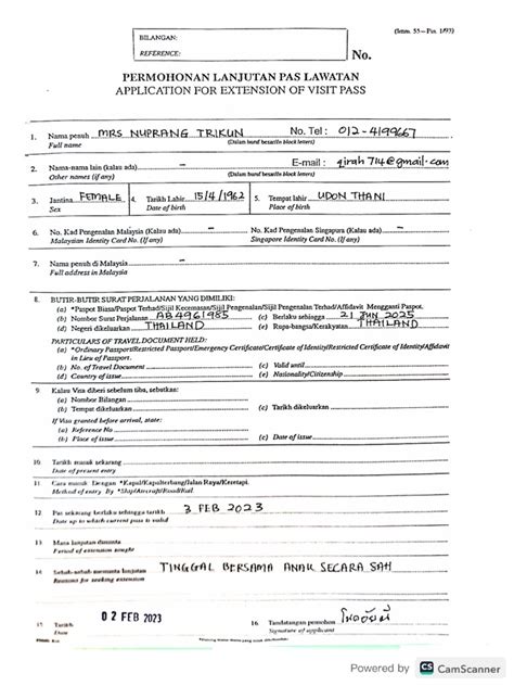Borang Imm 55 Borang Imm 55 Pdf 2020 2022 Fill And Si