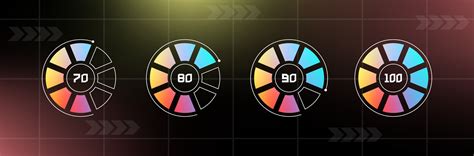 Loading Bar Interface Futuristic Progress Design Element 46954357