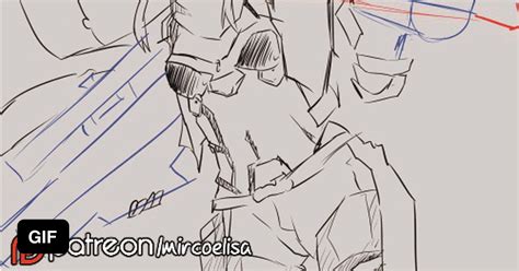 Sinon SAO Step By Step Sword Art Online Gun Gale Gif Patreon Draw Amazing Anime Manga GAG
