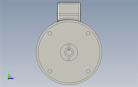 CYB永磁直流测速发电机 STEP 模型图纸下载 懒石网