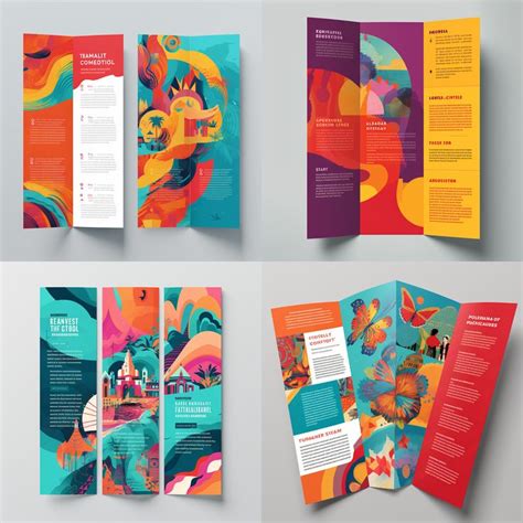 Ai로 만드는 리플렛 디자인 다양한 비즈니스 솔루션 브로셔 디자인 디자인 일러스트 전단지 디자인