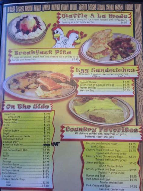 Menu At Egg Platter Restaurant Pinellas Park Us Hwy 19 N