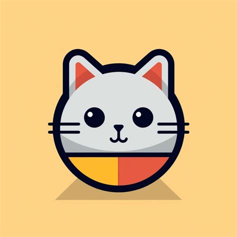 Premium AI Image A Close Up Of A Cat With A Yellow Background Generative Ai