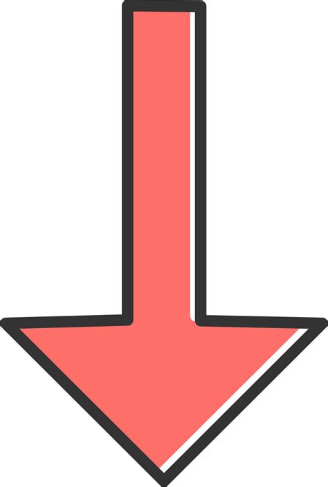 Down Arrow Vector Icon 20327073 Vector Art At Vecteezy