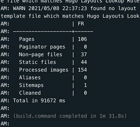 build timeout jpeg vs webp processing support hugo