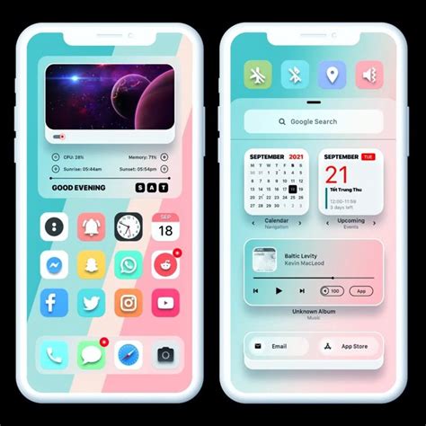 IOS Theme For KLWP V2 1 Mobile App Design Inspiration Themes App App Design Inspiration
