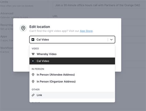 Text Field For Location At Booking · Issue 5930 · Calcom · Github