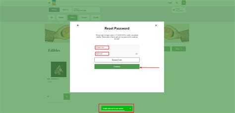 ECOM Password Reset To Create ECOM Customer Account