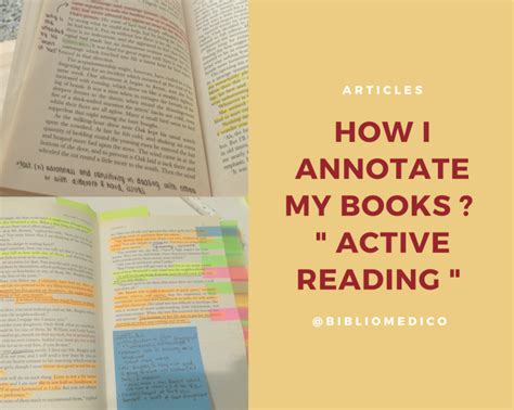 How I Annotate My Books “active Reading” Bibliomedico