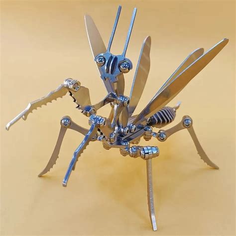 Paslanmaz Elik Hareketli Ala M Mantis Modeli Oyuncak El Sanatlar S Sler