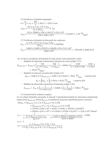 Exemplu Calcul Planseu Lemn 7 Pdf