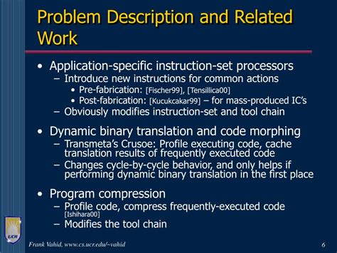 ppt a self optimizing embedded microprocessor using a loop table for