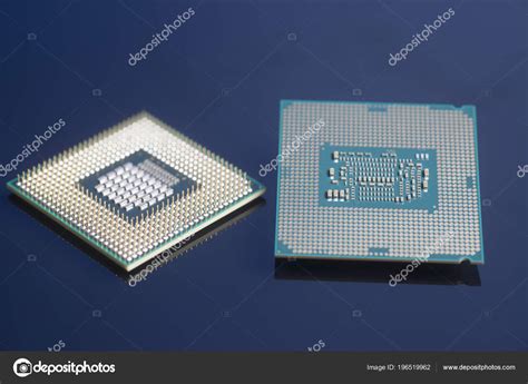 Central Processing Unit CPU Processors Microchip Stock Photo Yurchello