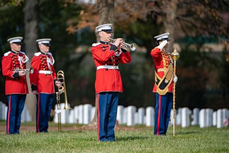 A Trumpeter From “the Presidents Own” Marine Band Nara And Dvids