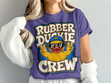Rubber Duckie Crew Duck Png Free Commercial Use Instant Download Etsy