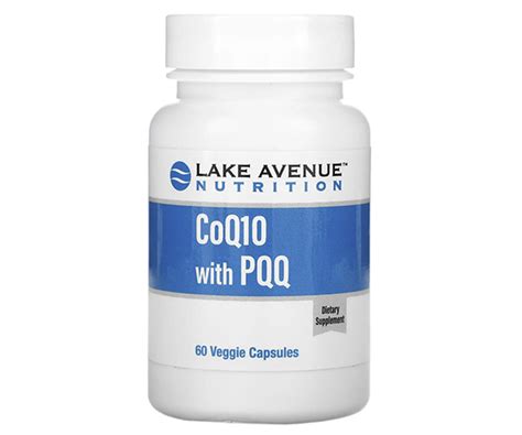 Купить Коэнзим Q10 с PQQ, Lake Avenue Nutrition, 60 вегетарианских ...