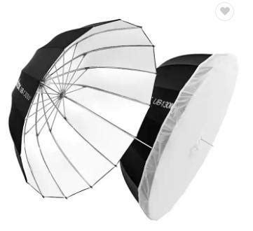 Godox Ub 165W 65in 165cm Parabolic Black White Reflective Umbrella
