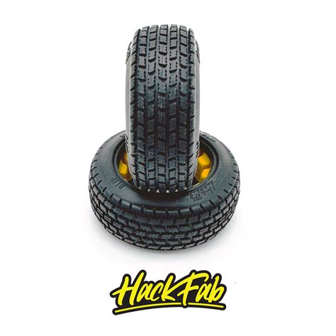 Hackfab Blip Front Mini Oval Tires Fits Losi Mini Soft With Closed C