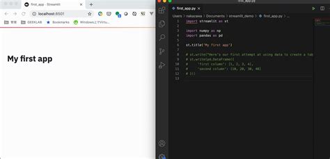 Pythonだけでwebができる「streamlit」を使ってみたはなし Python Qiita