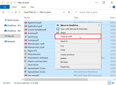 How To Batch Print Multiple Files From A List