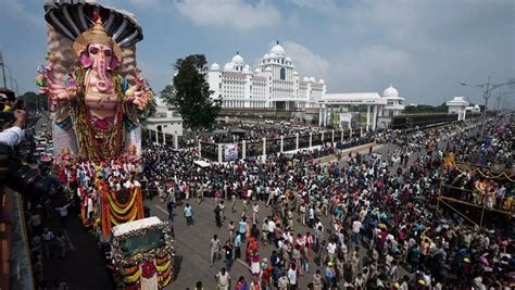 Ganesh Visarjan Nimajjanam Live Updates All Set For Smooth Ganesh