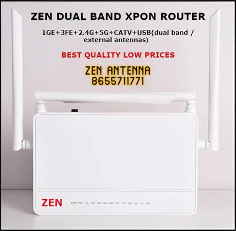 Zen Dual Band Xpon Router At ₹ 1500 Piece In Mumbai Id 2853914043555