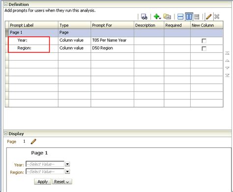 OBIEE TRAINING OBIEE 11G Prompting To Filter Analyses