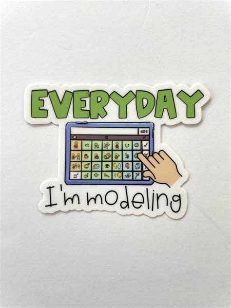 Everyday Im Modeling Sticker Autism Little Learners