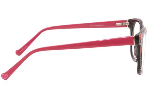 Betsey Johnson Eyeglasses Womens Fierce Pol Polka Dotsrose Print 52