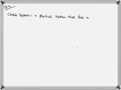 Solved Consider A Closed System Consisting Of A Gas The Temperature In