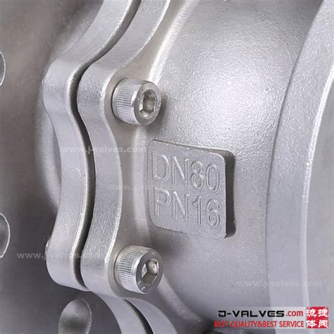DIN Standard PN16 ISO5211 High Pad Full Port Flanged Stainless Steel