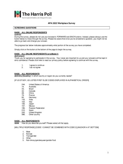 Fillable Online How To Cite A Survey In APA StyleFormat ExamplesScreening Questions Guide