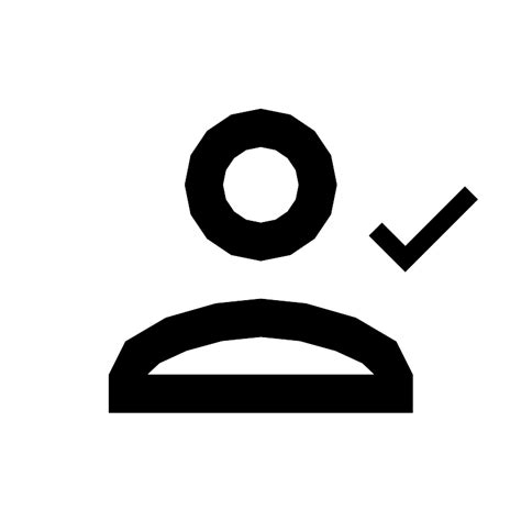 Person Check Vector SVG Icon SVG Repo