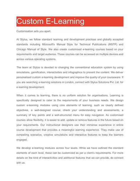 Ppt Custom E Learning Development Powerpoint Presentation Free Download Id 11627558