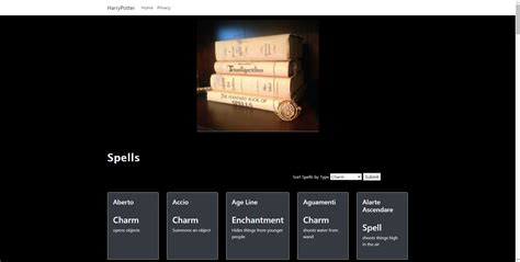 GitHub Suetarazi HarryPotter Full Stack Web And Mobile Responsive