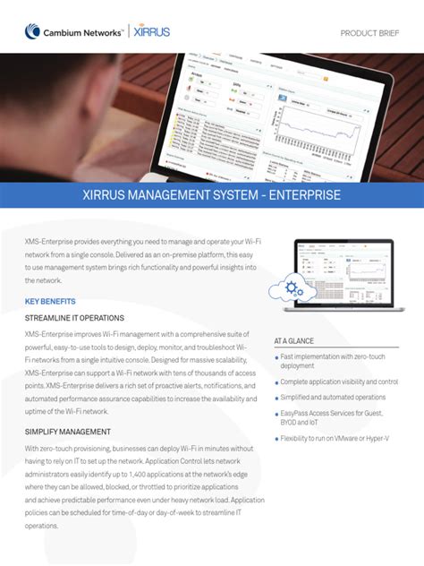 xms enterprise product brief pdf wi fi internet of things